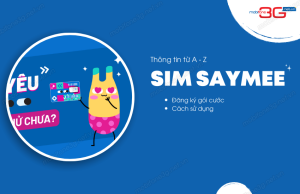 Sim SAYMEE MobiFone là gì? Đăng ký gói 4G sim SAYMEE